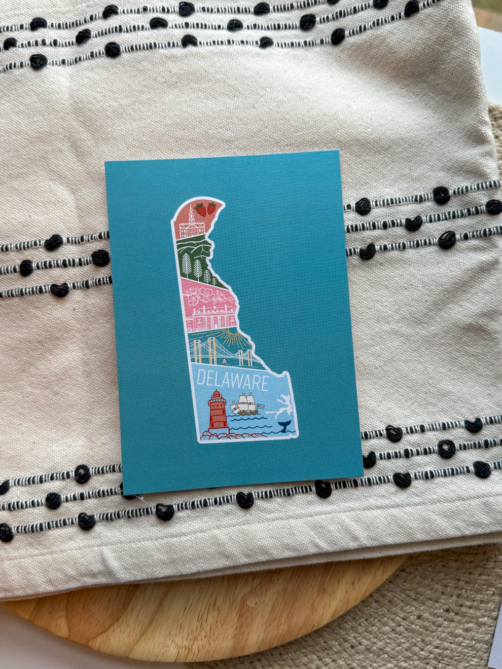 Delaware Postcard – Nadia Design Co