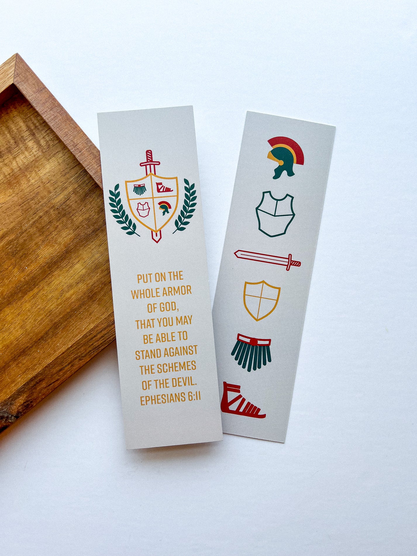 Armor of God Bookmarks Ephesians 6:11 – Nadia Design Co