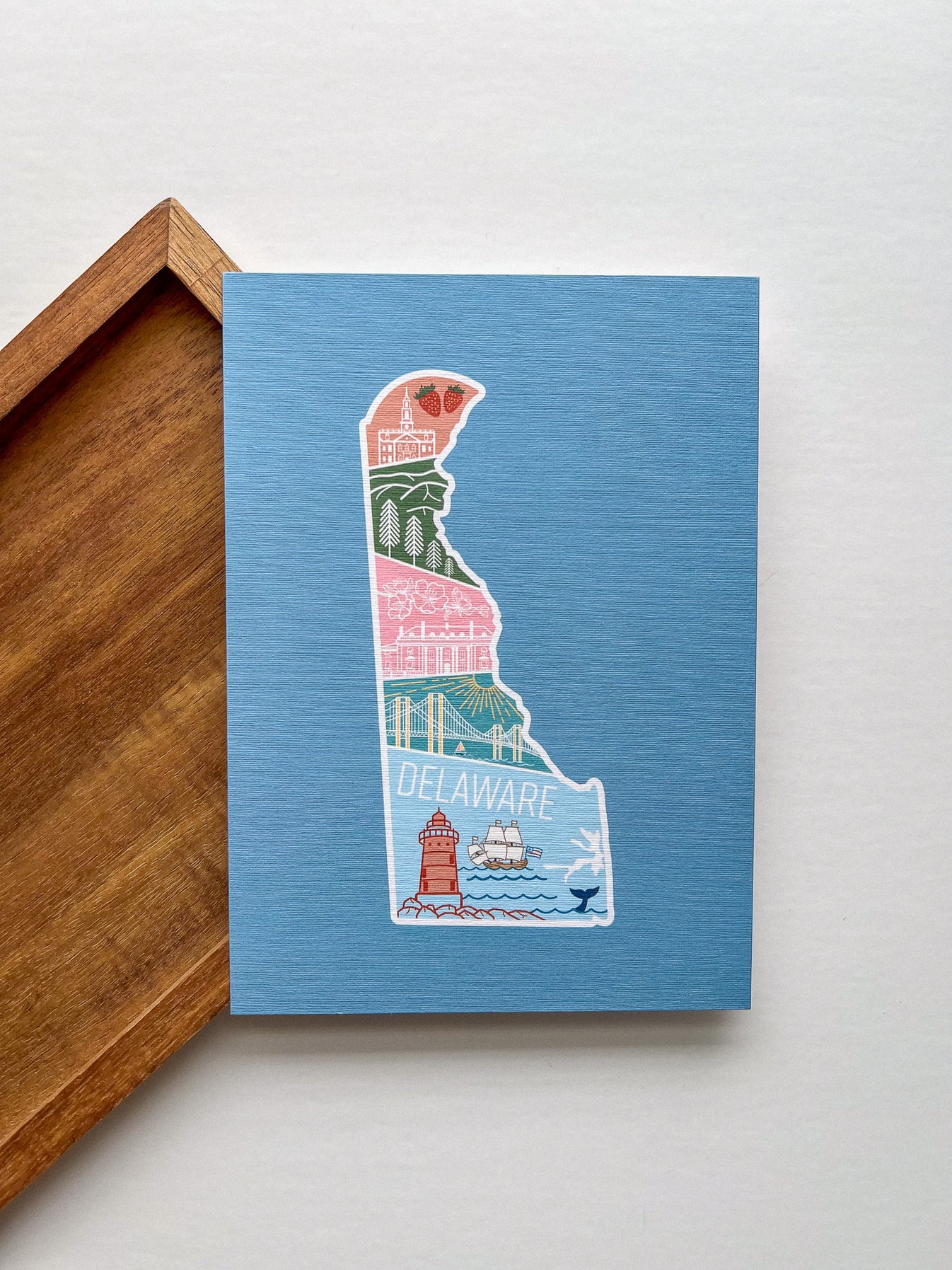 Delaware Postcard – Nadia Design Co