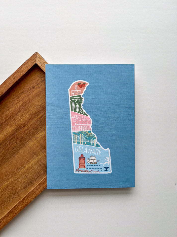 Delaware Postcard – Nadia Design Co