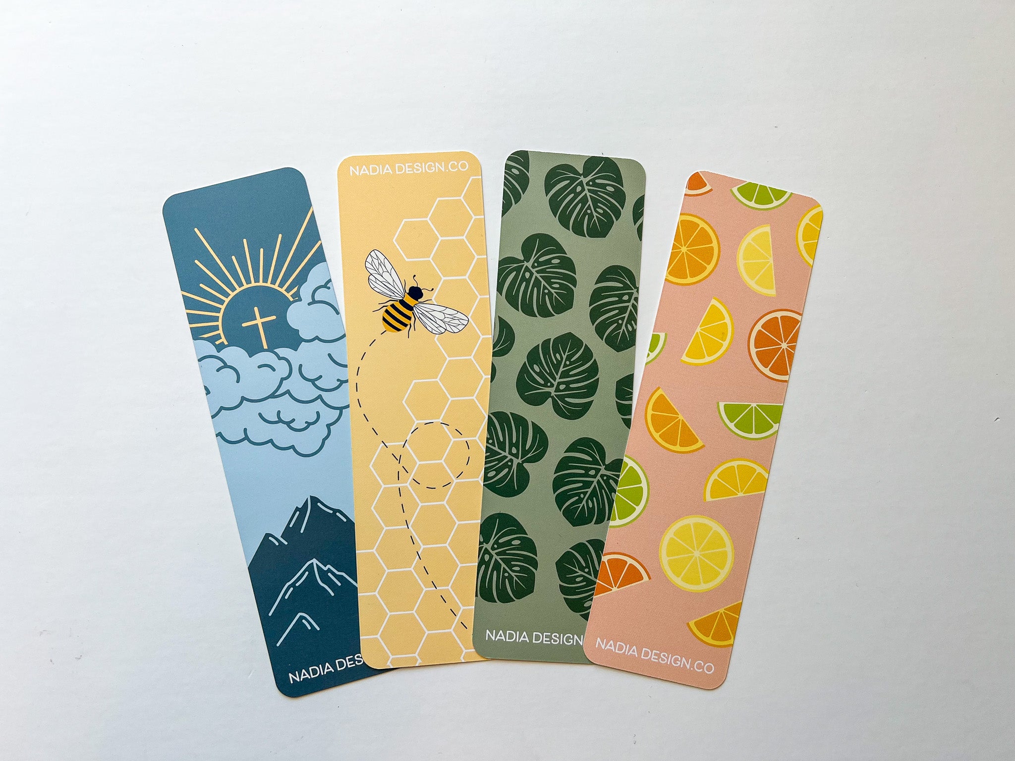 Bible Verse 4 Pack Bookmarks – Nadia Design Co